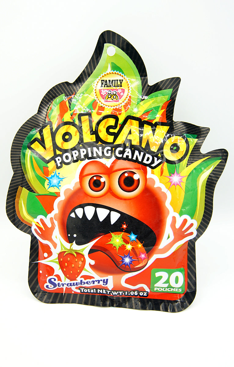 Volcano Popping Candy (Strawberry) – Lin's Hawaiian Snacks