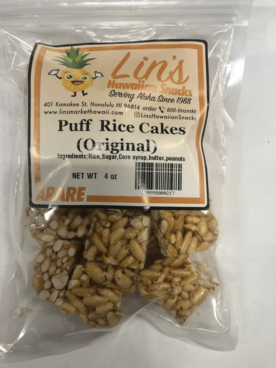 Puff rice cake( Original) – Lin's Hawaiian Snacks