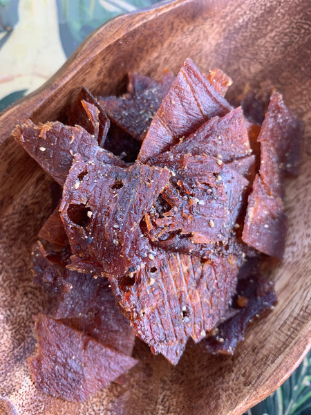 Local Ahi Jerky (Pepper) – Lin's Hawaiian Snacks